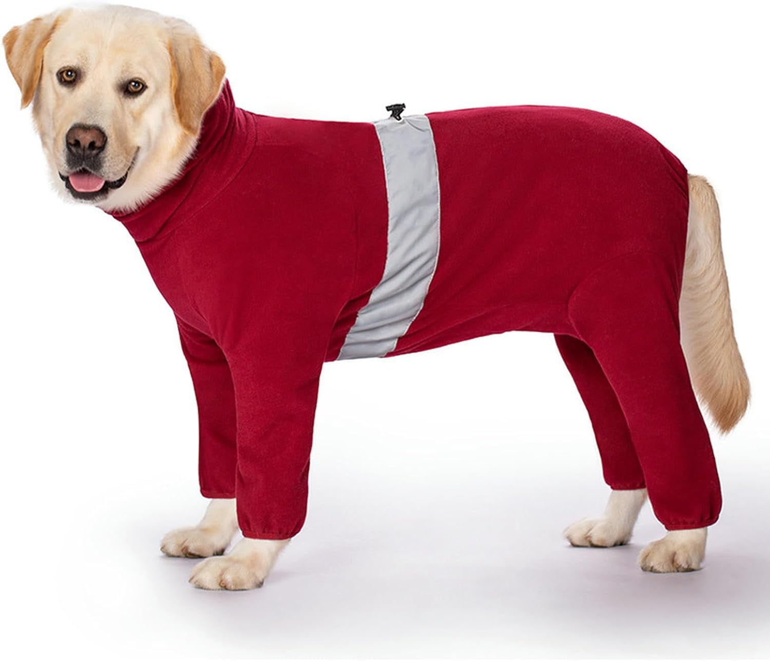 HQREA Polar Fleece Warm Dog Coats for Large Medium Dogs Winter 4 Legs ...
