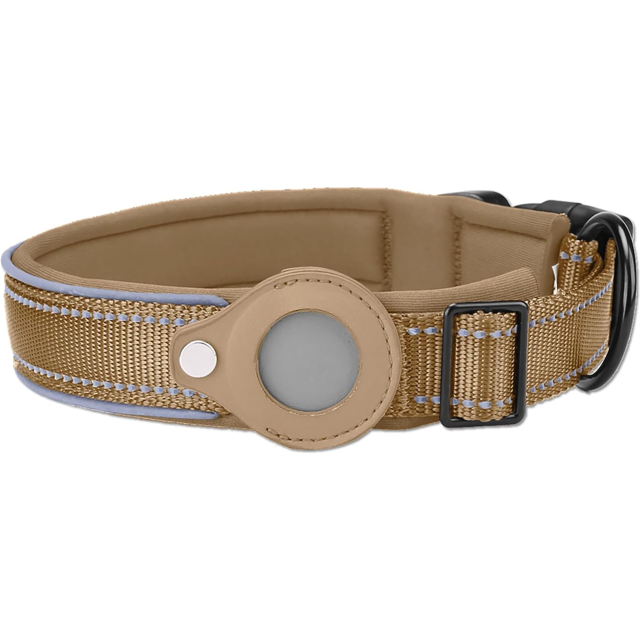 HQREA Reflective Airtag Dog Collars For Small Dogs Pet Positioning ...