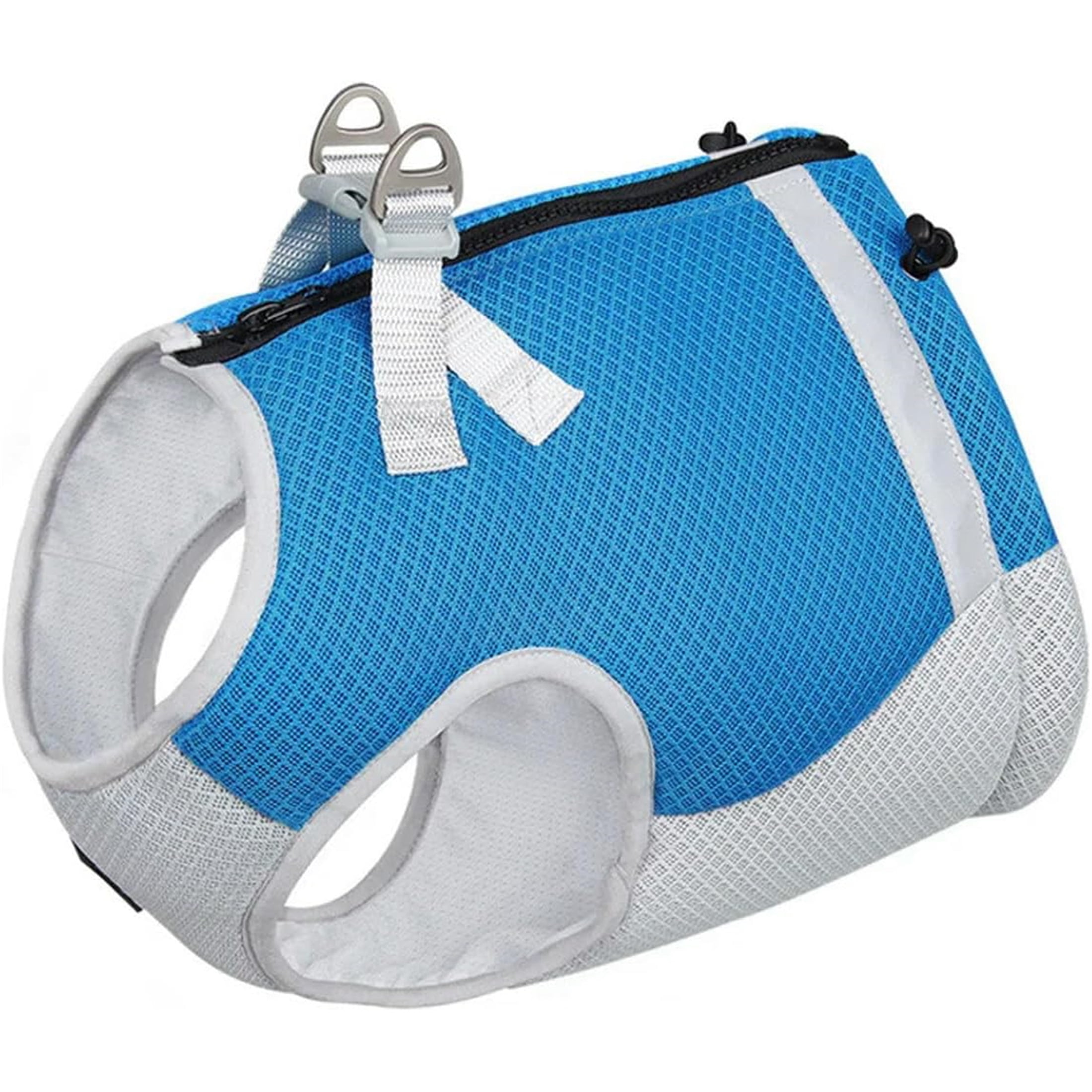 HQREA Summer Dog Cooling Vest, Reflective Pet Cooler Harness with D ...