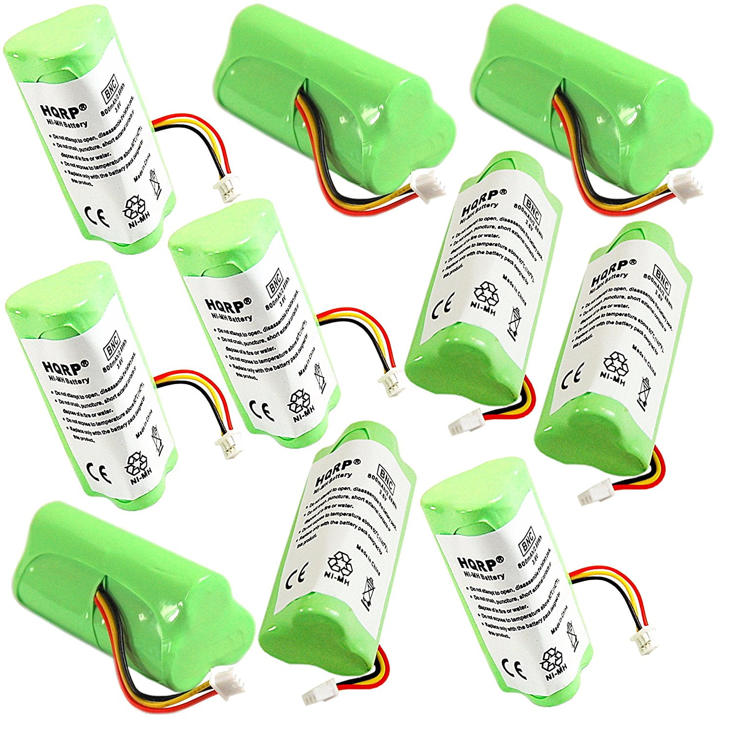 HQRP 10-Pack Battery for Motorola SYMBOL 82-67705-01 LS-4278 LS4278 ...