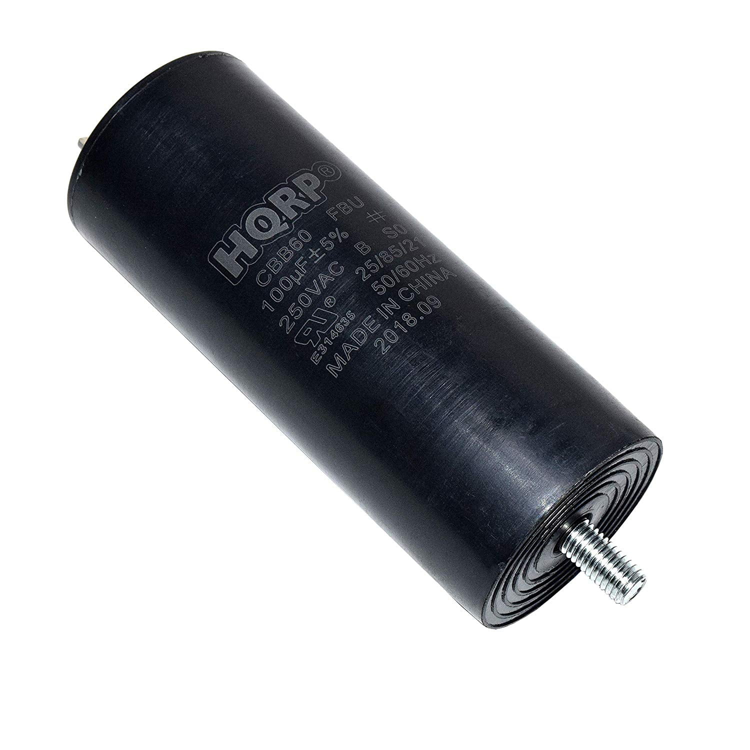 HQRP 100uf 250VAC CBB60 Run Capacitor fits Campbell Hausfeld HU000800AV ...