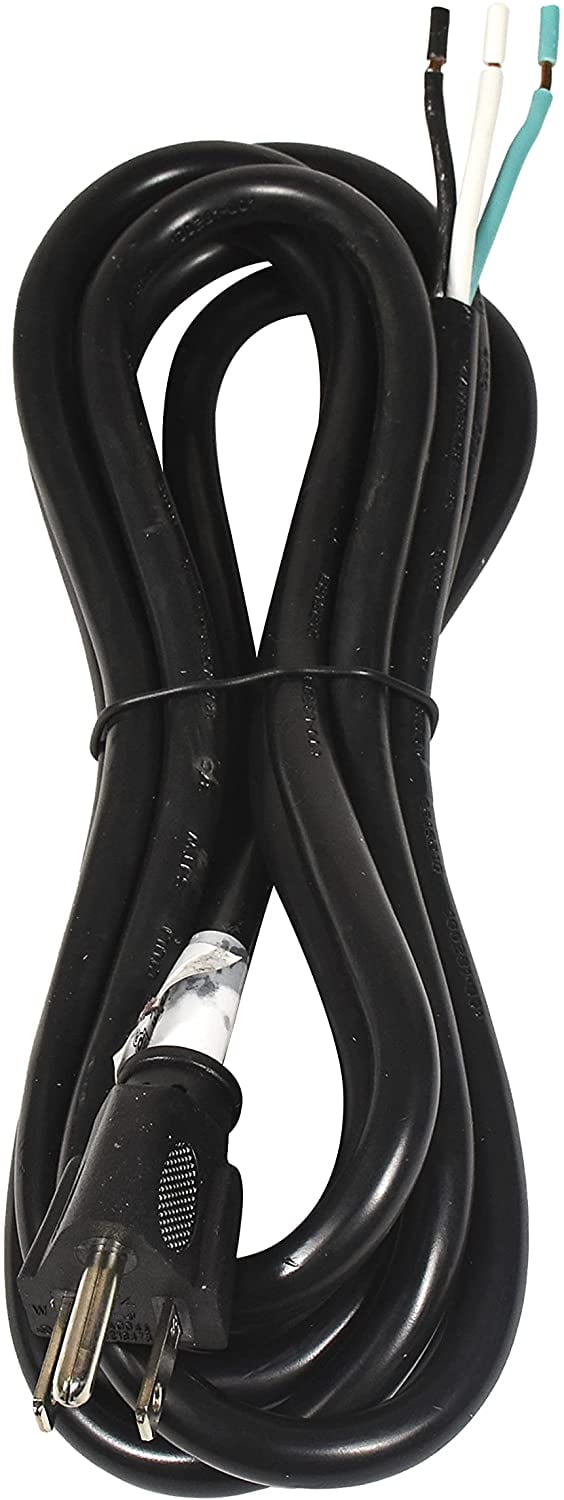 HQRP 10ft Heavy Duty Power Supply Cord, 14-Gauge 3-Prong Cable 110V ...