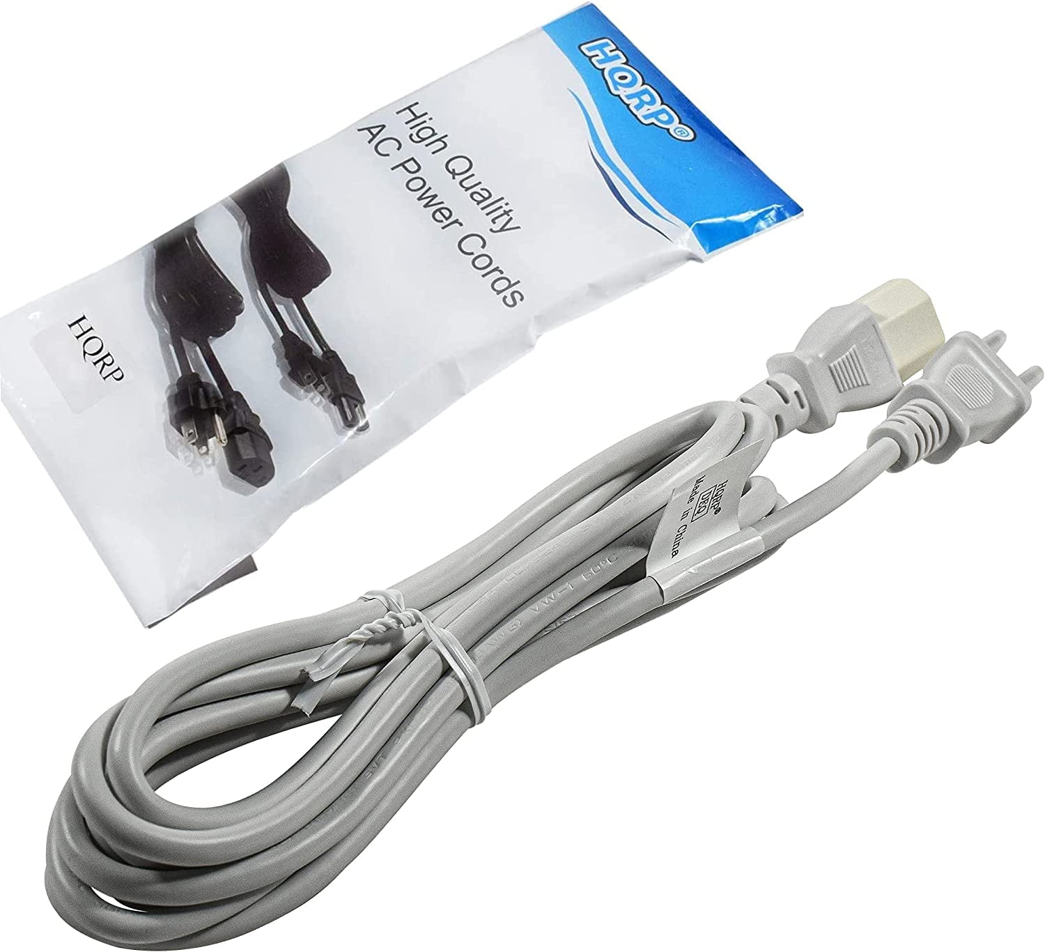 HQRP 10ft AC Power Cord Compatible with Denon AVR-985 AVR-987 AVR-988 ...