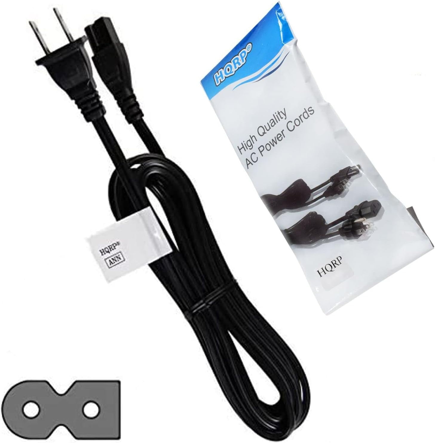 HQRP 10ft AC Power Cord for PHILIPS 46PFL5505D/F7 46PFL5505D 46PFL3706 ...