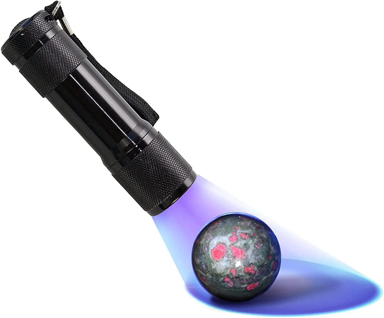 HQRP 12 LED UV flashlight for Magnetic Surface Analysis with 365 nm ...