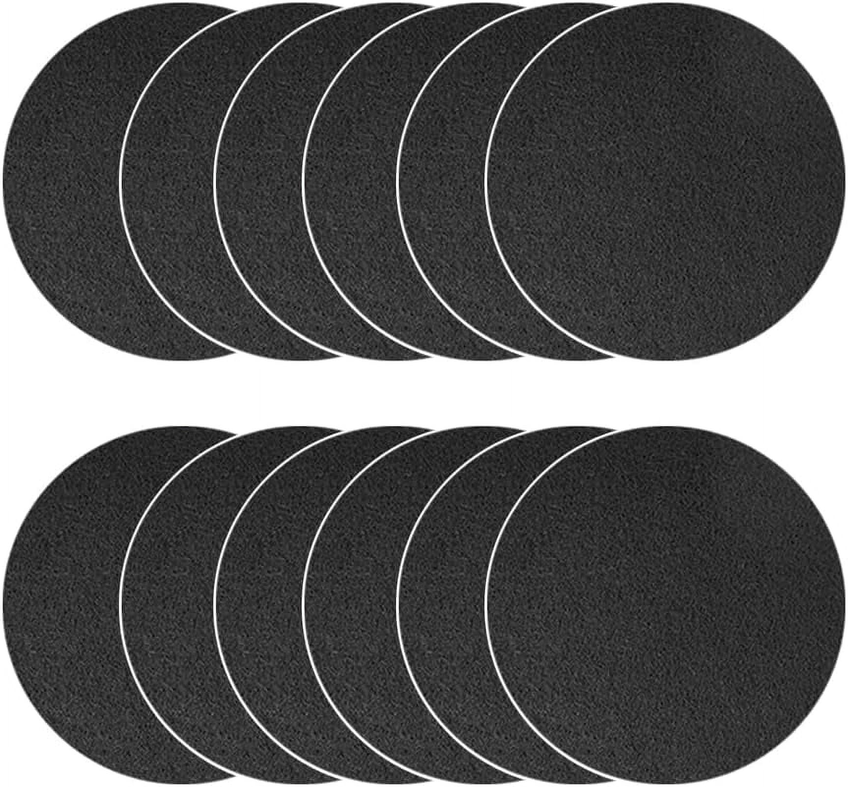 HQRP 12-Pack Charcoal Filters for Compost Bucket 6.7 Inch Round Compost ...