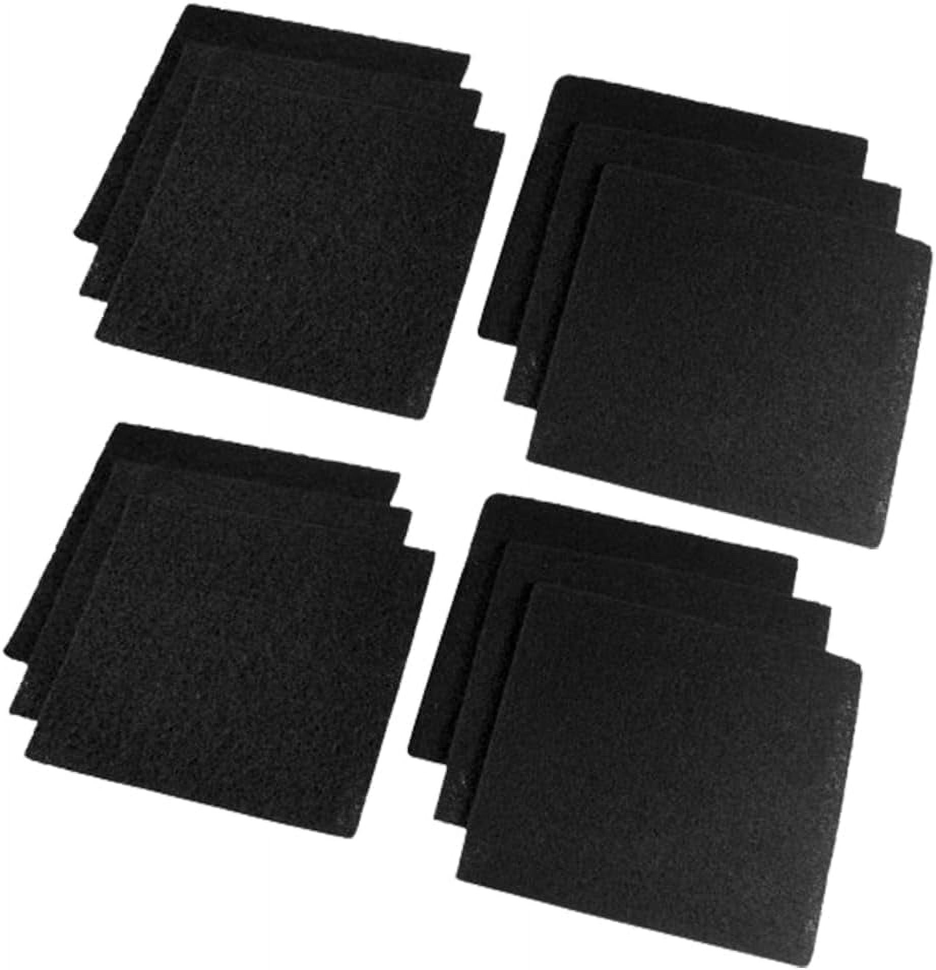 HQRP 12-Piece Activated Charcoal Carbon Litter Box Filters for Hooded ...