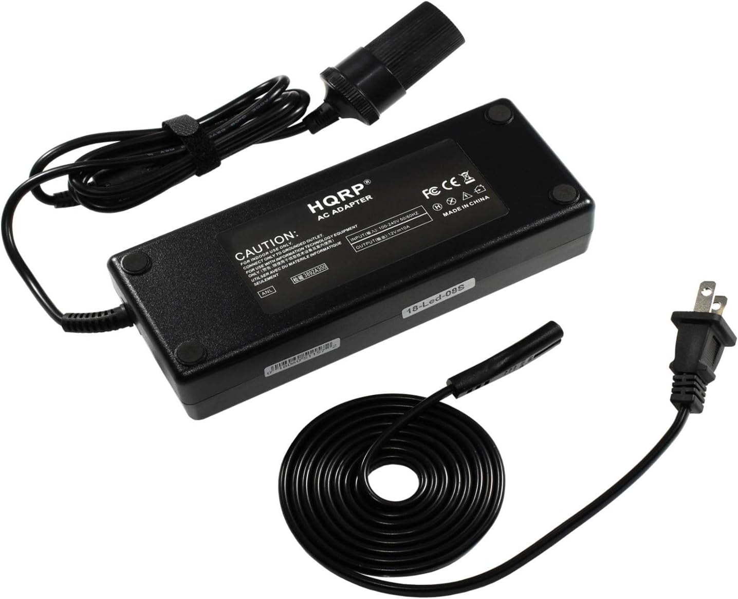 HQRP Heavy Duty 12V 10A Power Converter/Adapter PLUG for Koolatron AC ...