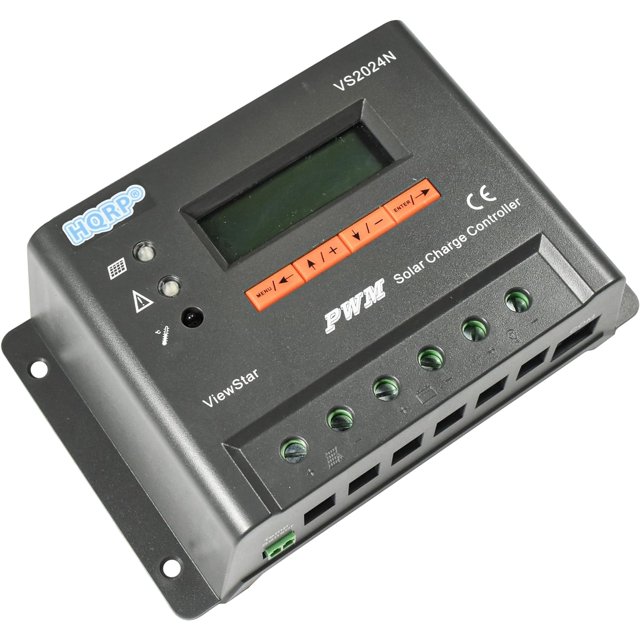 HQRP 12V / 24V 20 Amp Solar Panel Battery Charge Controller / Regulator ...