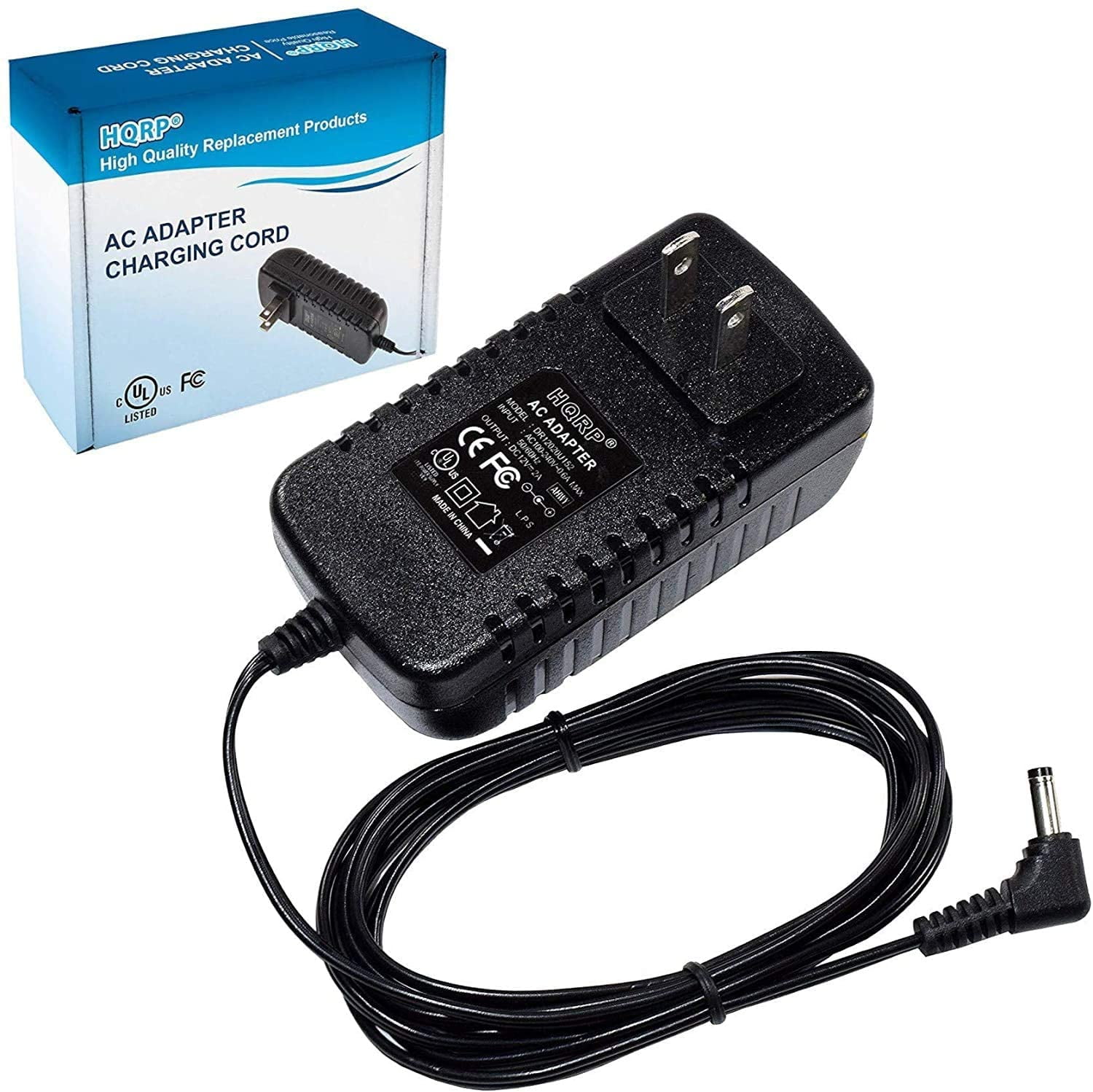HQRP 12V AC Adapter for LG BP325 3D, BP125 2D, MPA 630 Smart Blu-ray ...