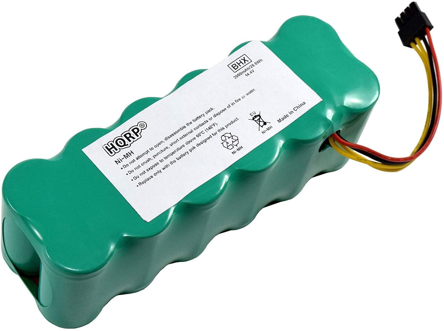 HQRP 14.4V Ni-Mh Battery fits AMIBOT, ARIETE BRICIOLA, DIBEA, HAIER ...