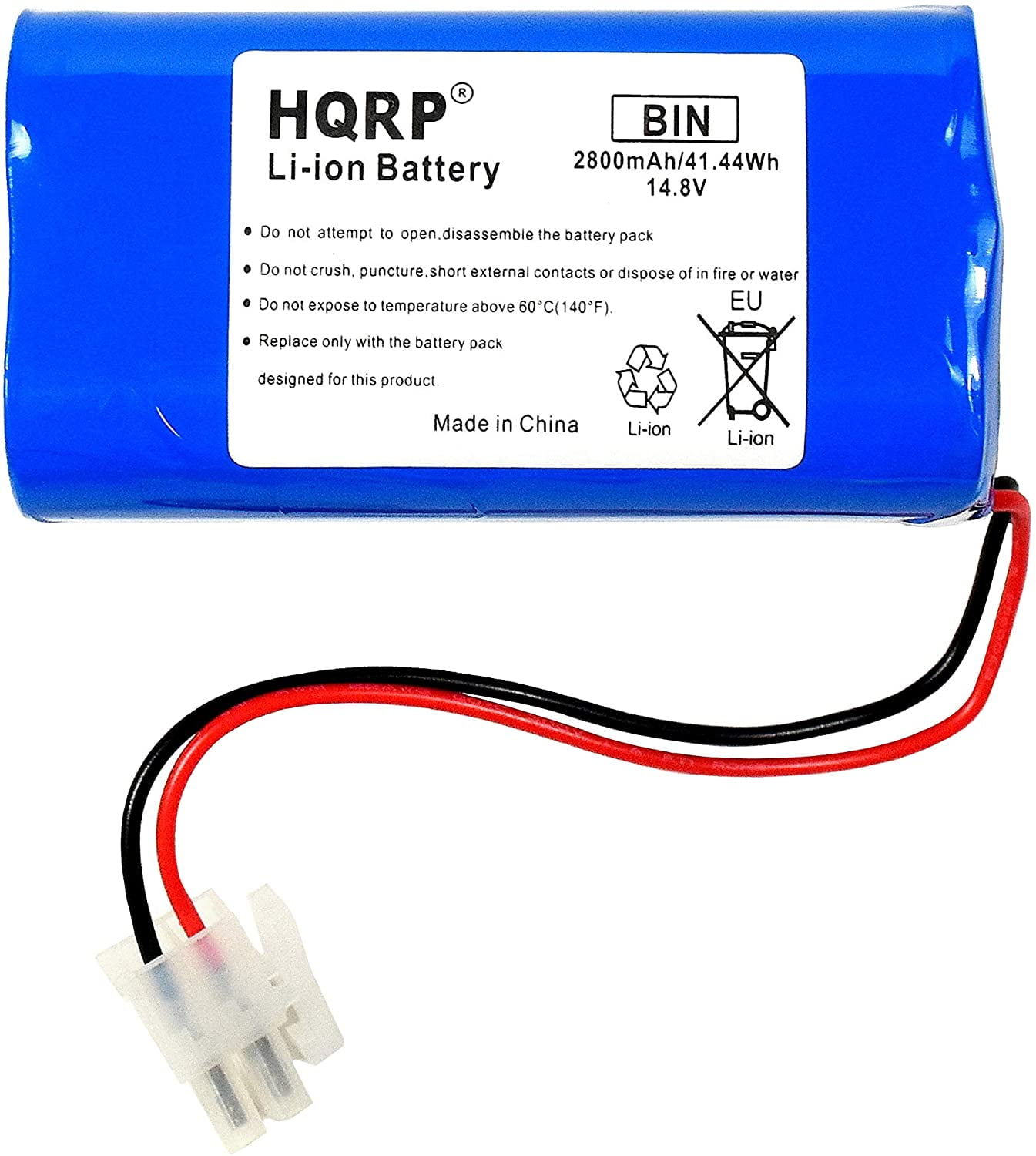 HQRP 14.8V Battery compatible with ILIFE A4 A4S A6 V7 V7s A9 Robot Vac Vacuum Cleaner 2800mAh ...