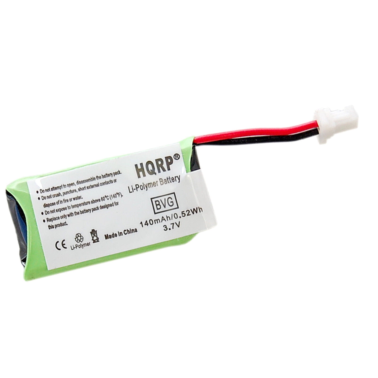 HQRP 140mAh Battery for Plantronics CS530 CS540 CS540A Wireless Headset ...