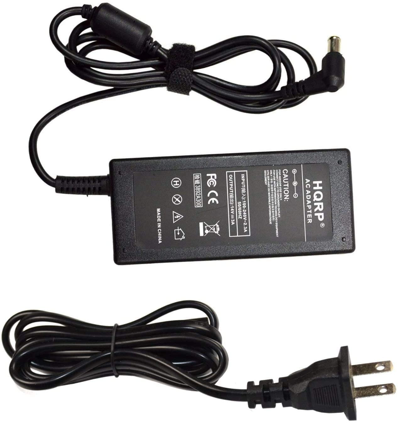 HQRP 14V AC Adapter for Samsung S19D300HY S19D300NY S19D340HY S20D300BY ...