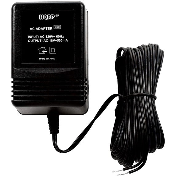 HQRP 18V AC Power Adapter Transformer Charger Cord for Nest Hello, Ring ...