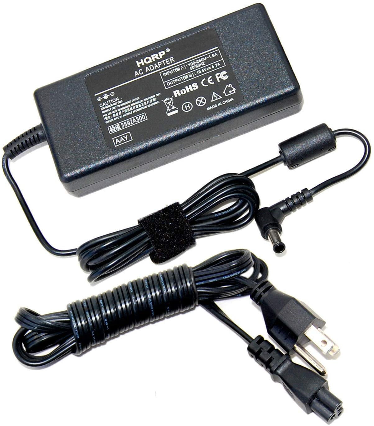 HQRP 19.5V AC Adapter for Sony ACDP-085N02 1-492-734-11 KDL-32W600 KDL ...