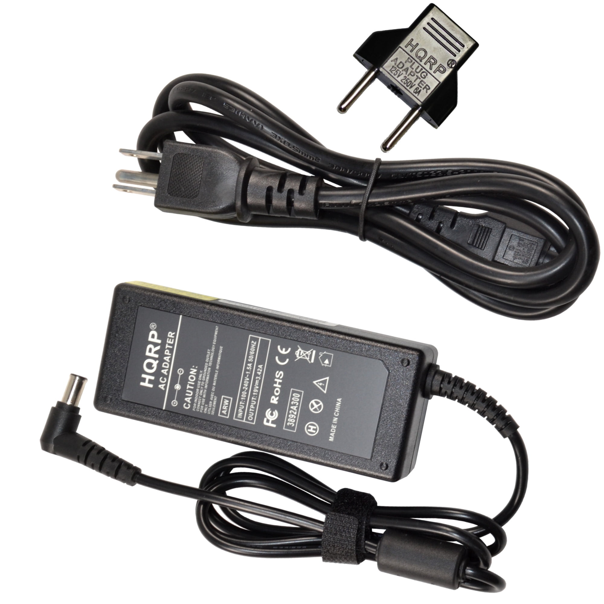 HQRP 19V AC Adapter for LG PA-1650-68 PS-AB-L101A PA-1650-64 EADP-40LB ...
