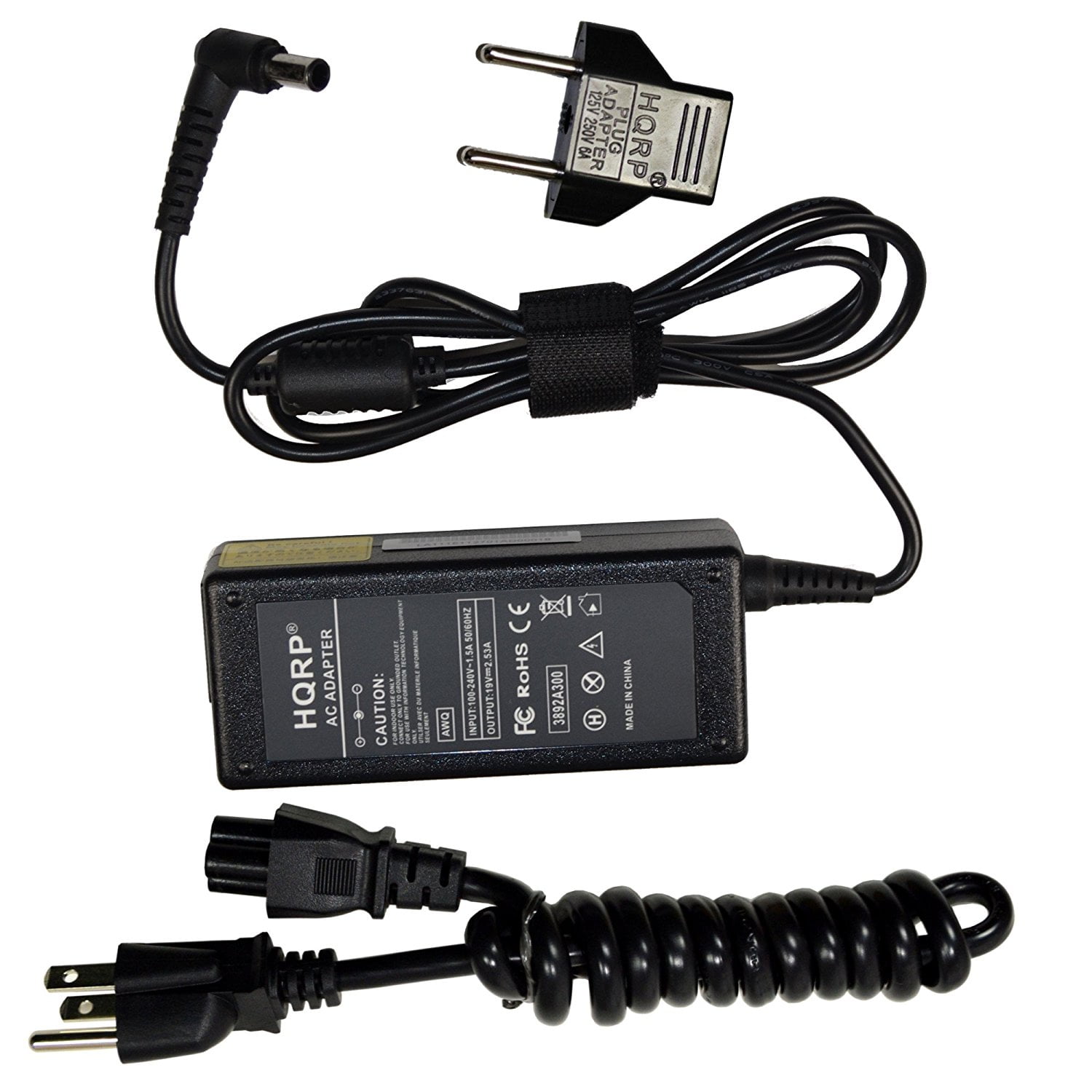 HQRP 19V AC Power Adapter/Cord for Samsung UN32J4500 UN32J4500AF HDTV ...