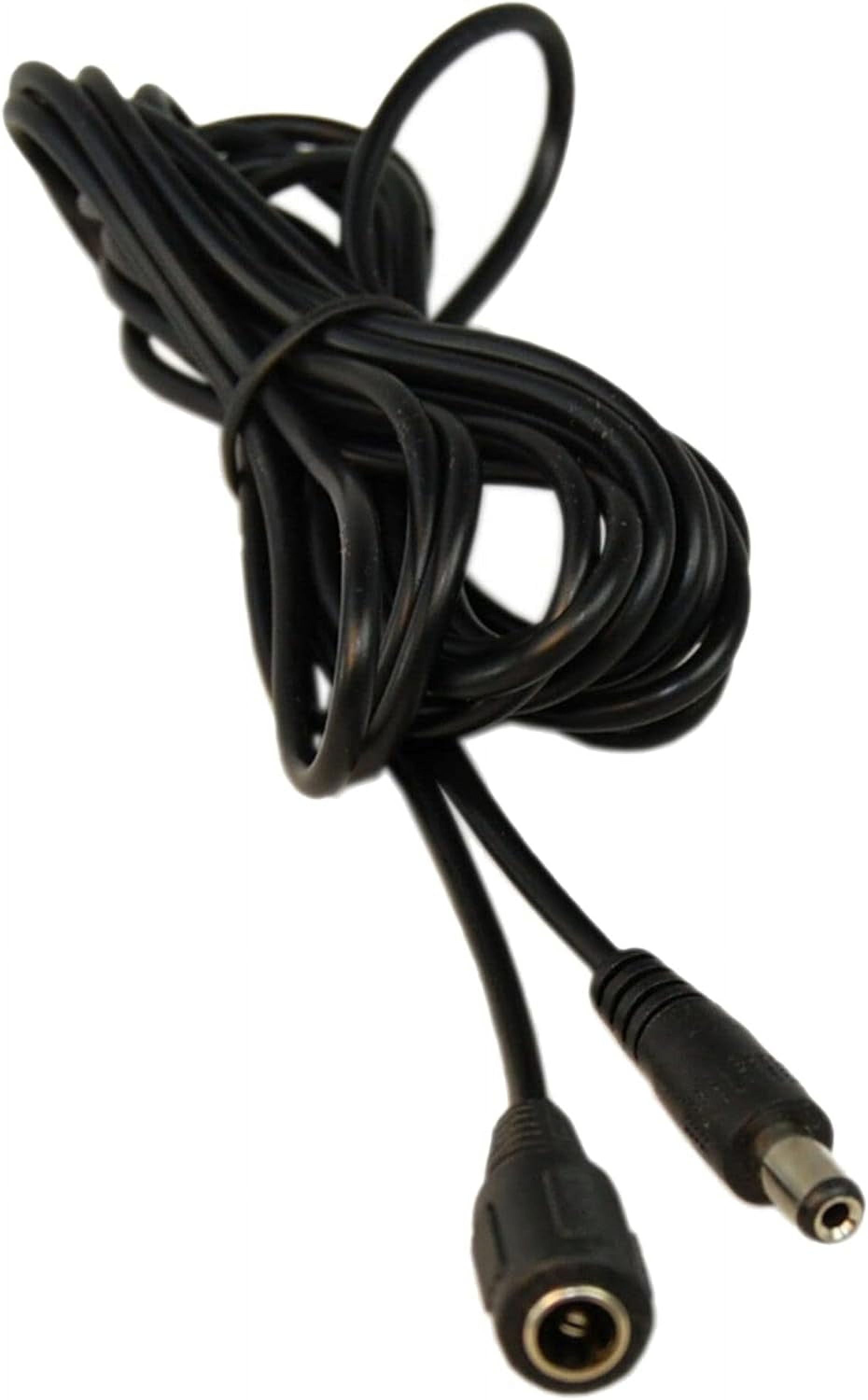 HQRP 2.1mm x 5.5mm Male to Female DC Power Extension Cable for PRO-535 ...