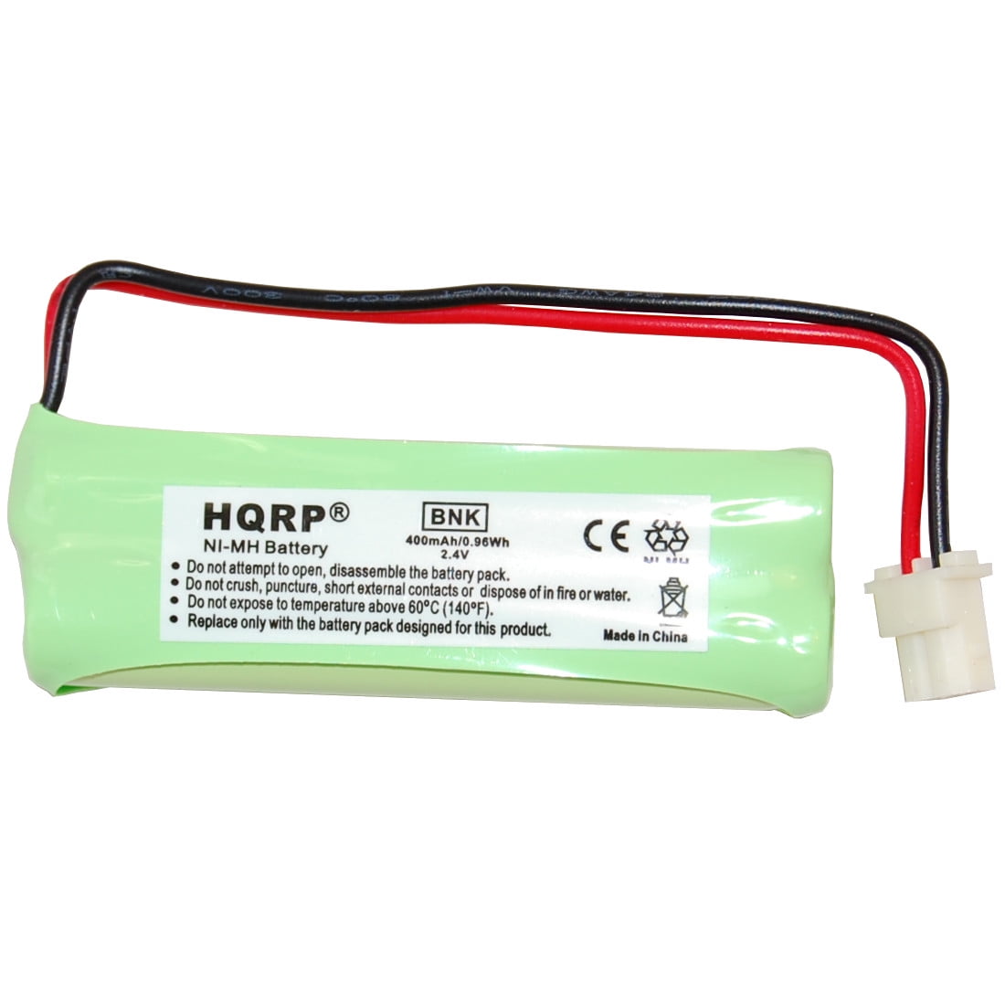 HQRP 2.4V 400mAh NI-Mh Phone Battery for Vtech BT283482, BT183482, 89 ...