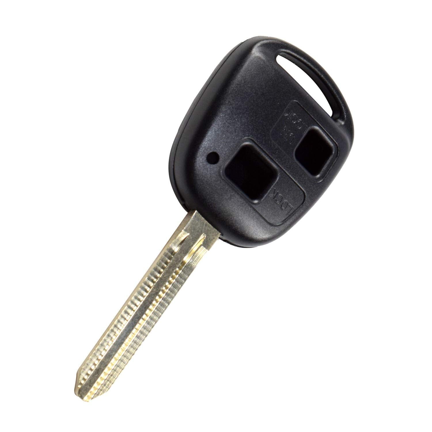 HQRP 2 Buttons Ignition Entry Remote Key Fob Shell Case compatible with ...
