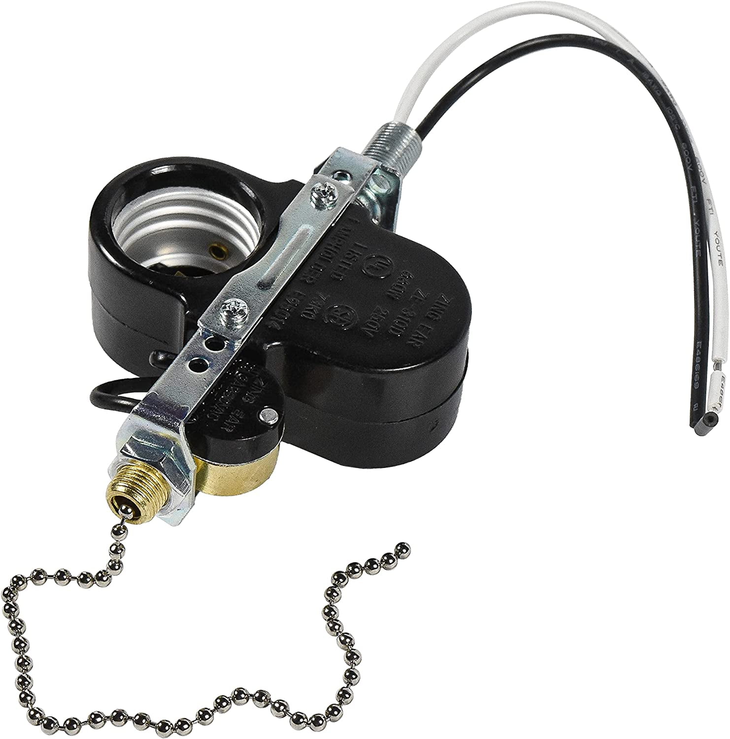 HQRP 2-Light Socket Switch Compatible with Hunter, Casablanca, Hampton ...