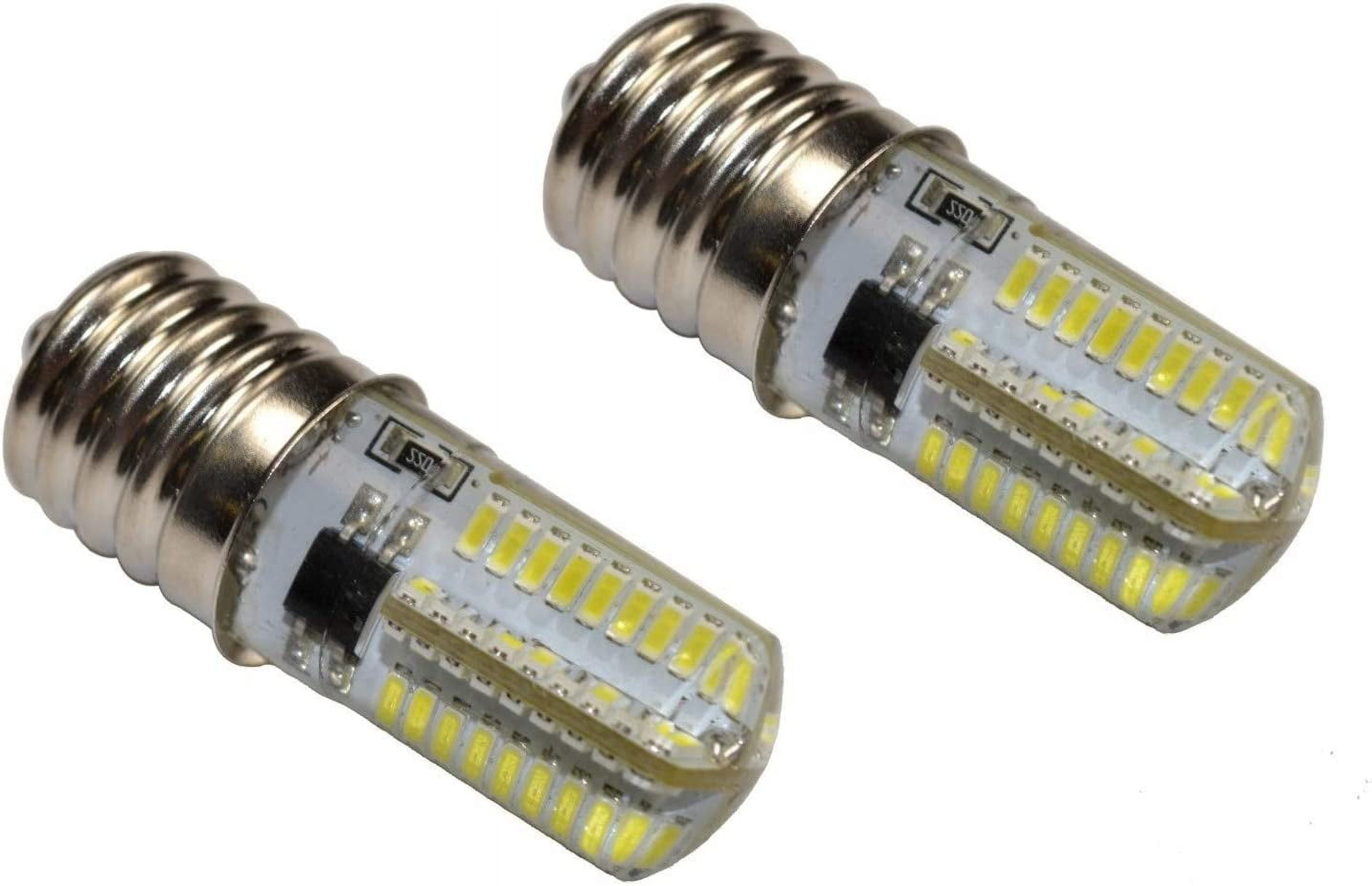 HQRP 2-Pack 110V E17 Base Silicone Crystal Dimmable LED Bulbs Cool ...