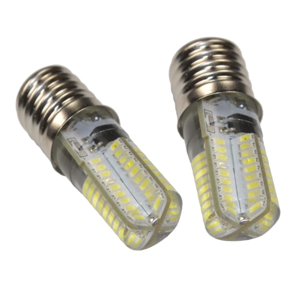 HQRP 2-Pack 110V E17 Base Silicone Crystal Dimmable LED Bulbs Warm ...