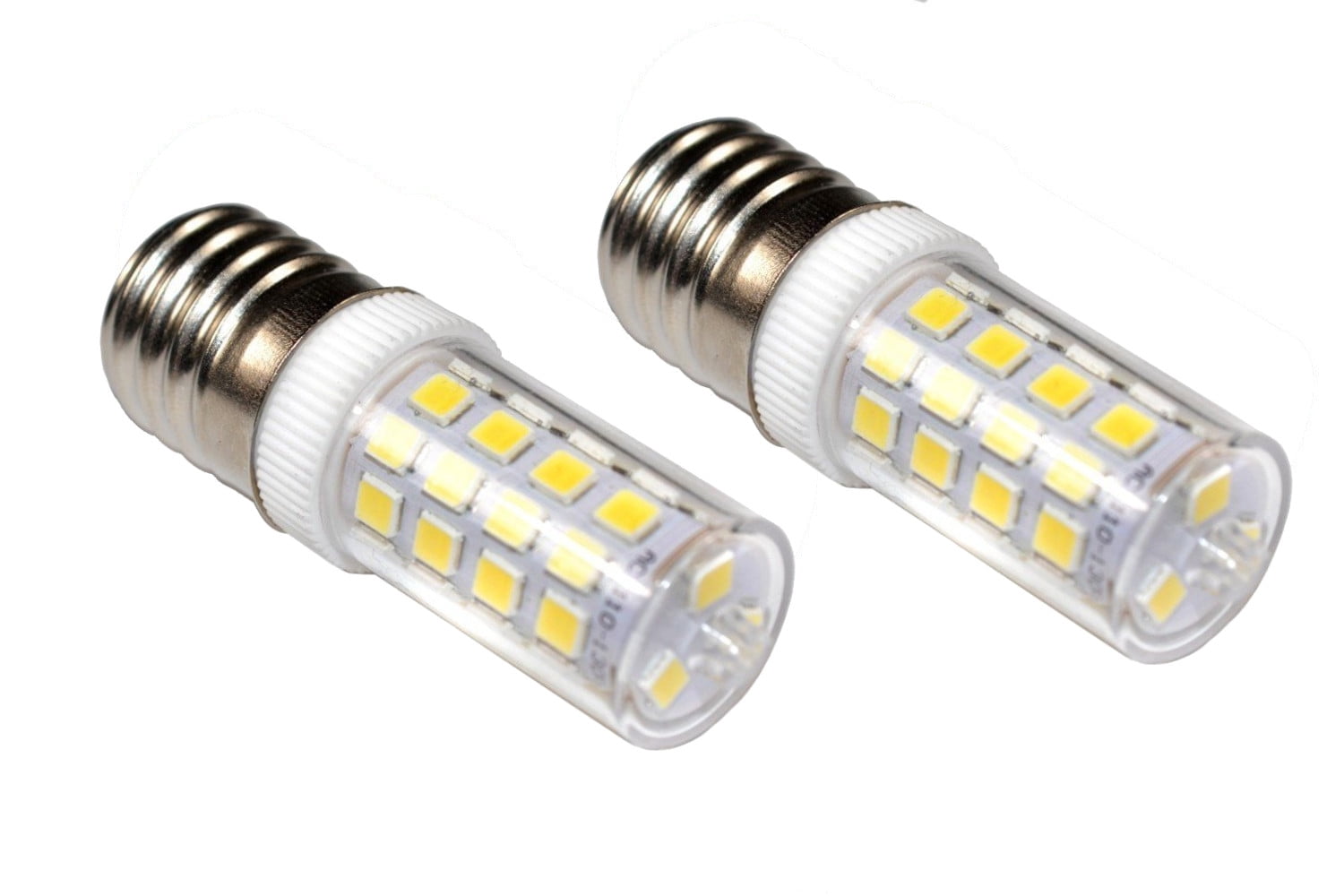 HQRP 2-Pack 110V E17 Dimmable LED Light Bulb Cool White for GE General ...