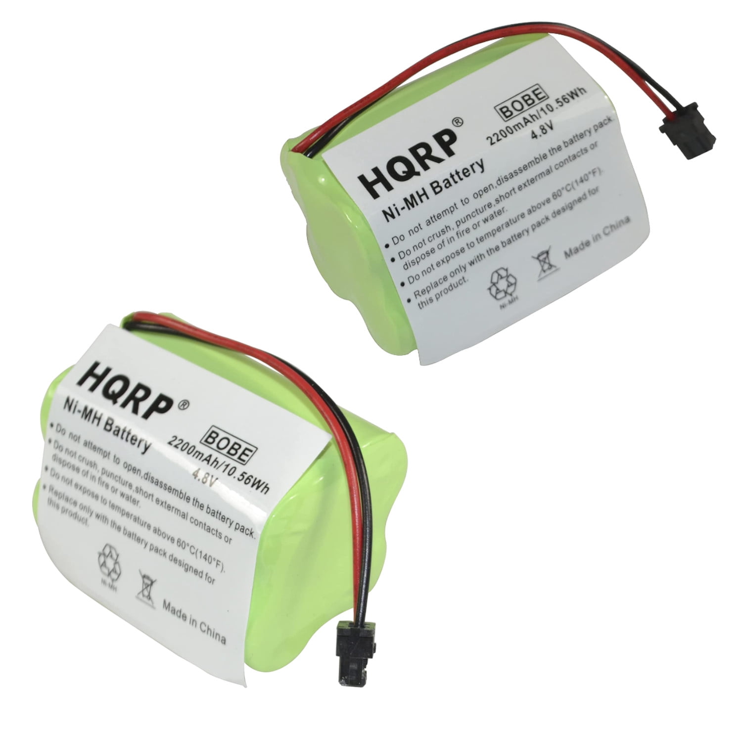 HQRP 2-Pack 2200mAh Battery for Uniden BEARCAT BC235 BC230XLT UBC230XLT ...
