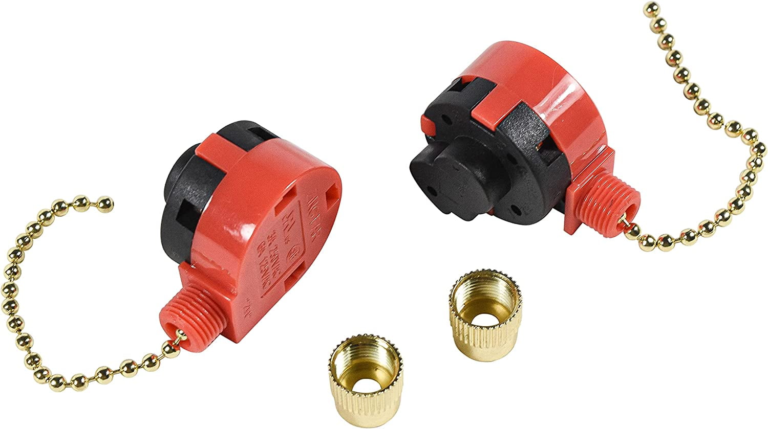 HQRP 2-Pack 3-Speed 4-Wire Switch Compatible with Hunter, Hampton Bay ...