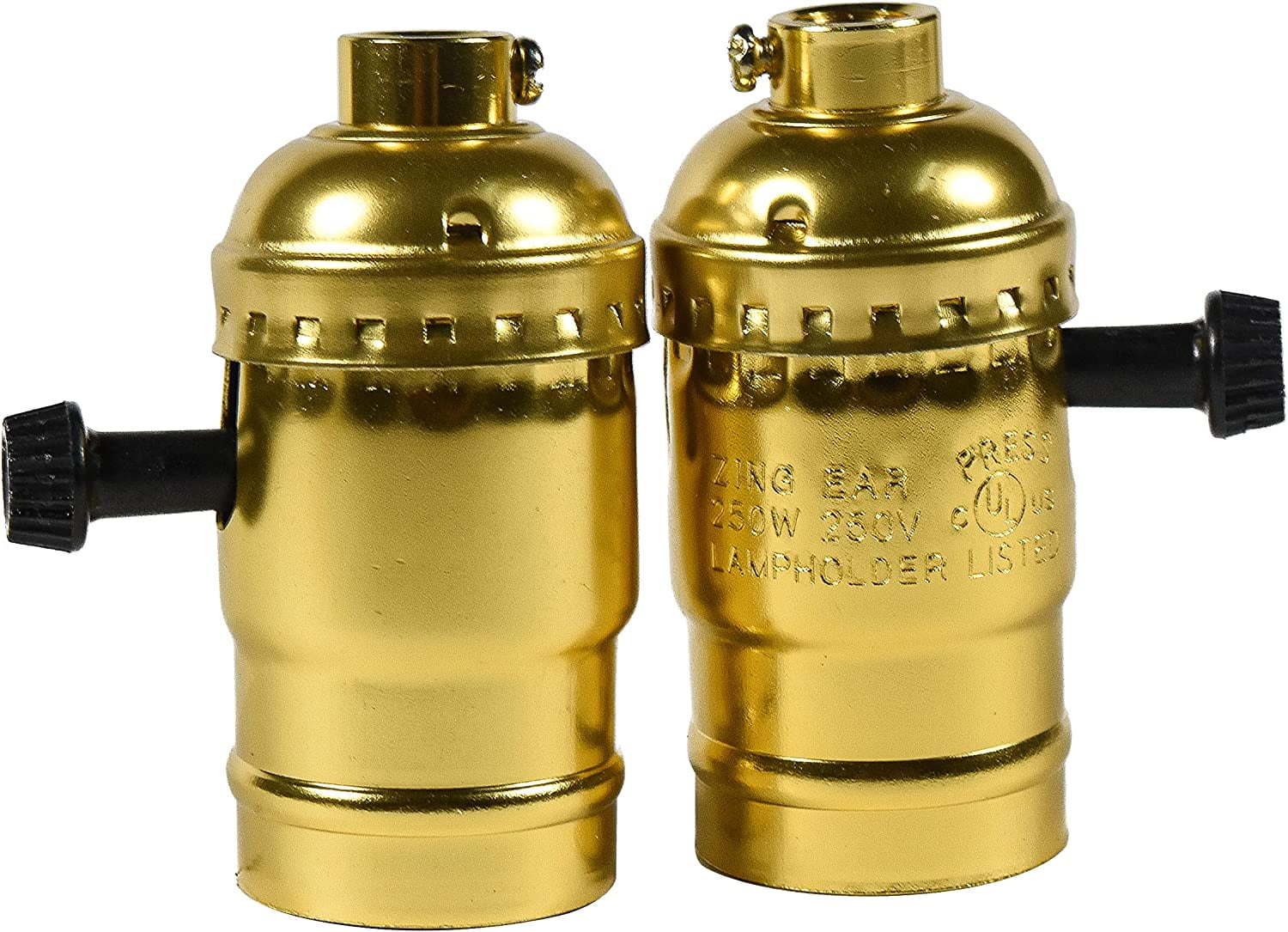 HQRP 2-Pack 3-Way Lamp Holder, E26 Bulb Light Socket, for Floor and ...