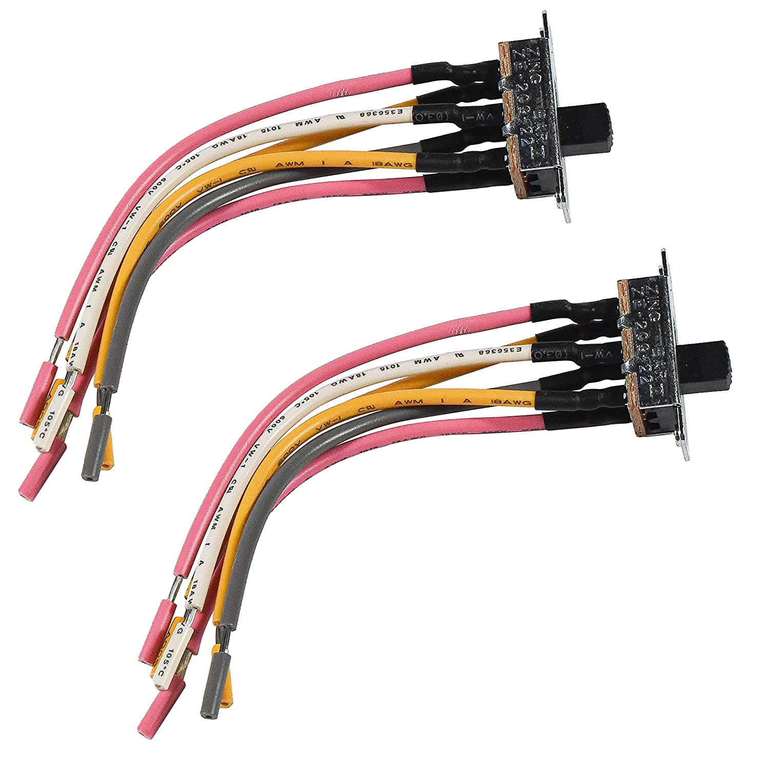 HQRP 2-Pack 6-Pin Ceiling Fan Slide Reverse Switch Compatible with Zing ...