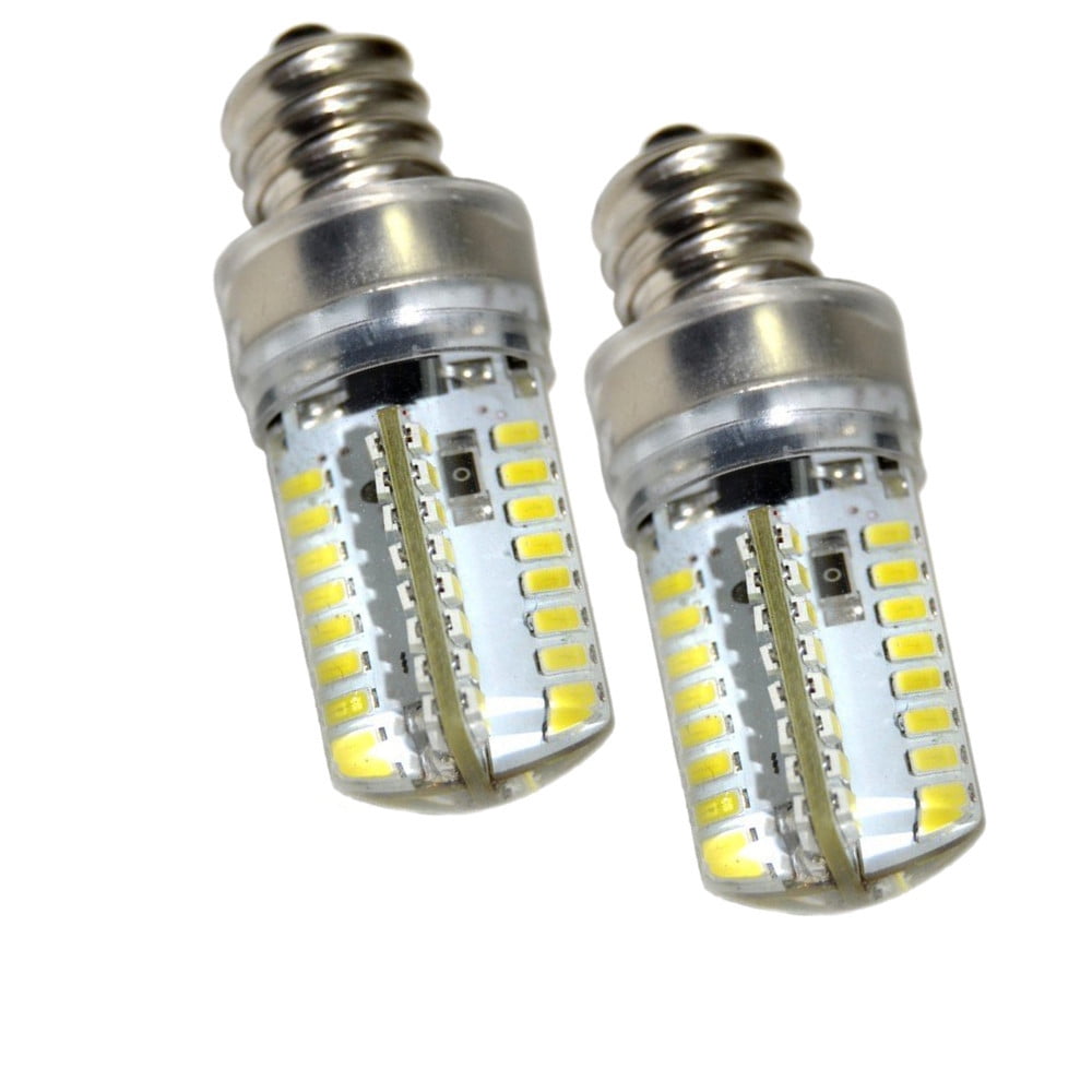 HQRP 2-Pack 7/16" 110V LED Light Bulbs Cool White for Brother LS ...
