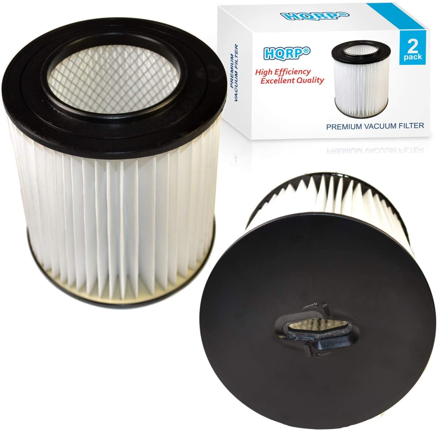HQRP 2-Pack 7" Filter for Dirt Devil CV2200, CV1500, CV950, CV2000 ...
