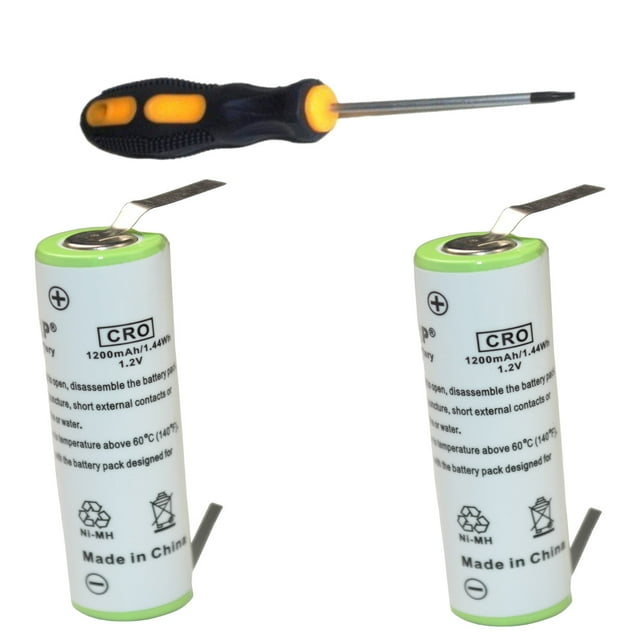 HQRP 2-Pack Batteries for Braun TriControl Model 4740, 4745, Type 5714 ...