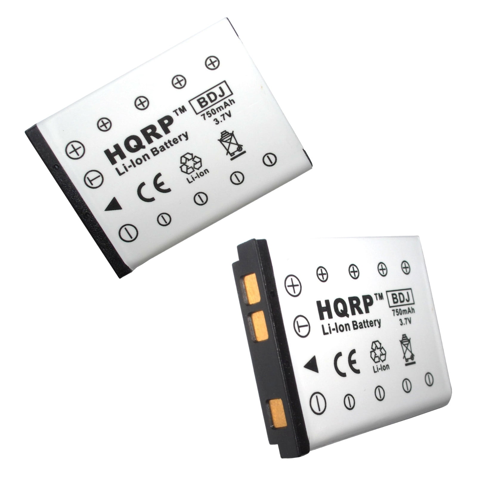 HQRP 2-Pack Battery for Casio Exilim EX-FR10, EX-G1, EX-H5, EX-H50, EX ...