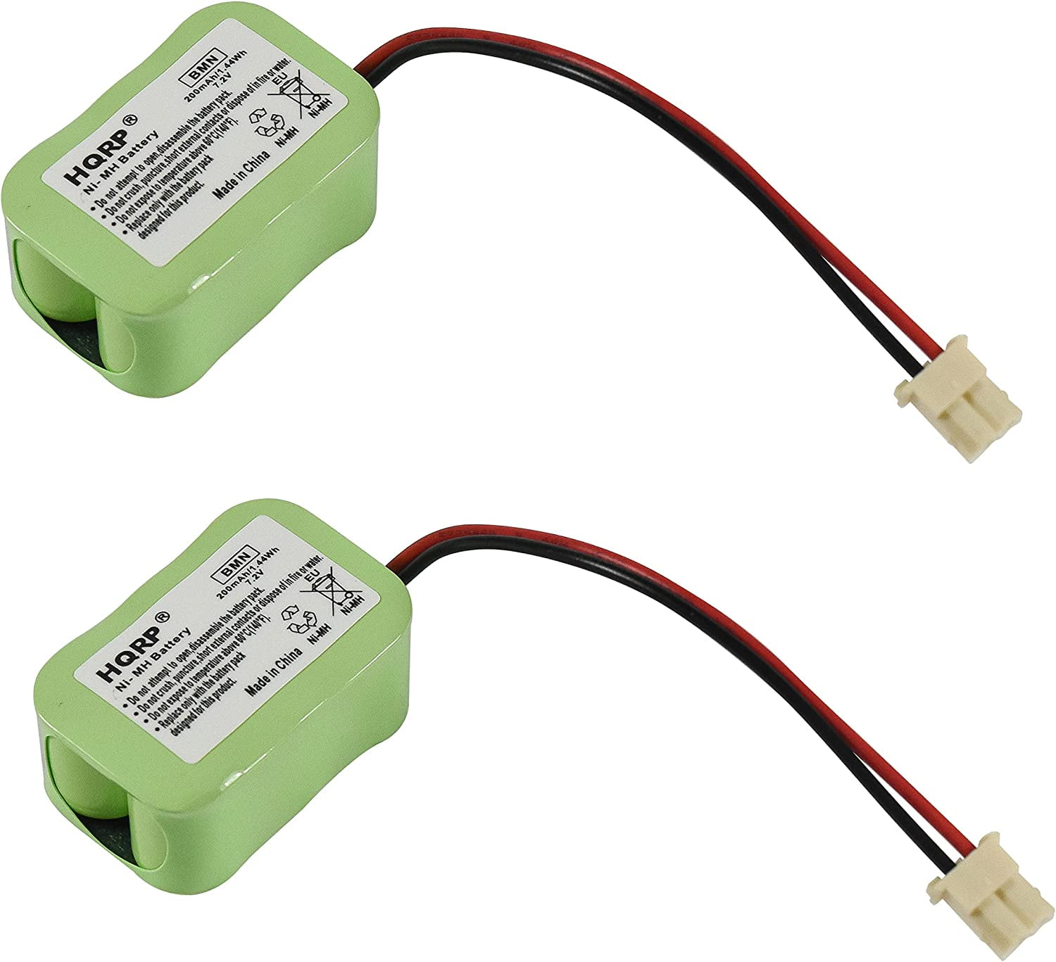 HQRP 2-Pack Battery Compatible with Dt-Systems H20 1800 Series H2O 1810 ...