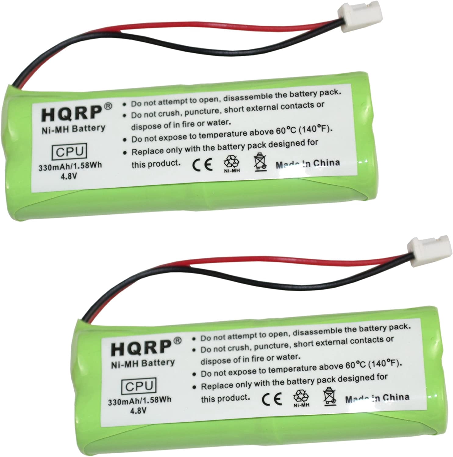 HQRP 2-Pack Battery for Dogtra BP12RT BP-12 AAAM4SMX ACNMH101 ...