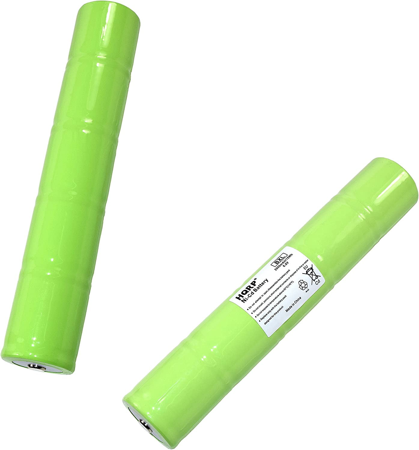 HQRP 2-Pack Battery for Maglite 40070249, ESR4EE3060, 201701, ET2600D ...