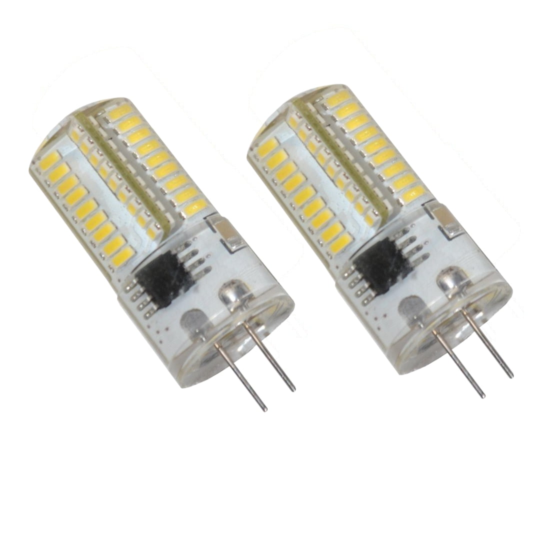 HQRP 2-Pack G4 Bi-Pin 72 LEDs Light Bulb SMD 3014 Cool White for ...