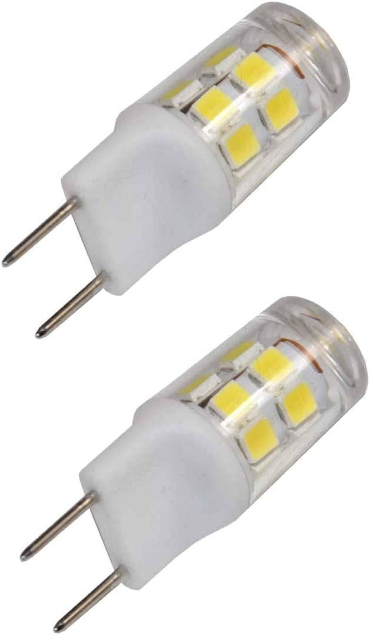 HQRP 2-Pack G8 Bi-Pin 17 LEDs Light Bulb SMD 2835 Cool White for Accent ...