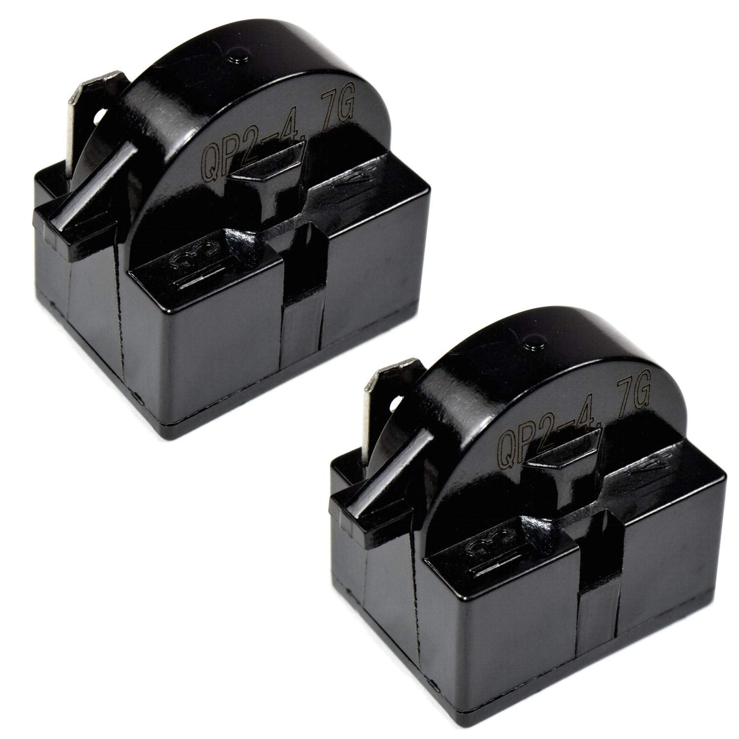HQRP 2-Pack QP2-4.7 4.7 Ohm 1-Pin PTC Starter / Start Relay for ...