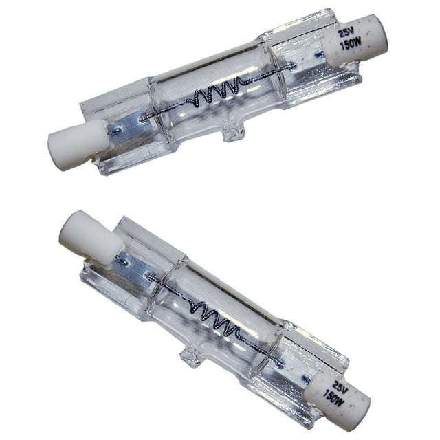 HQRP 2-Pack R7s Base Light Bulb 150W 25V Dental Halogen Lamp for Hikari ...