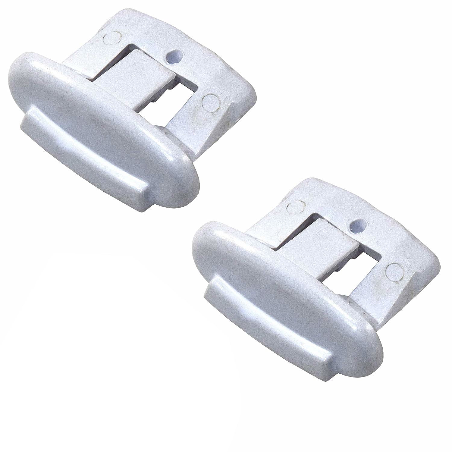 HQRP 2-Pack Rack Slide End Cap fits GE GSD3620ZZ2BB GSD3630ZZ2WW ...