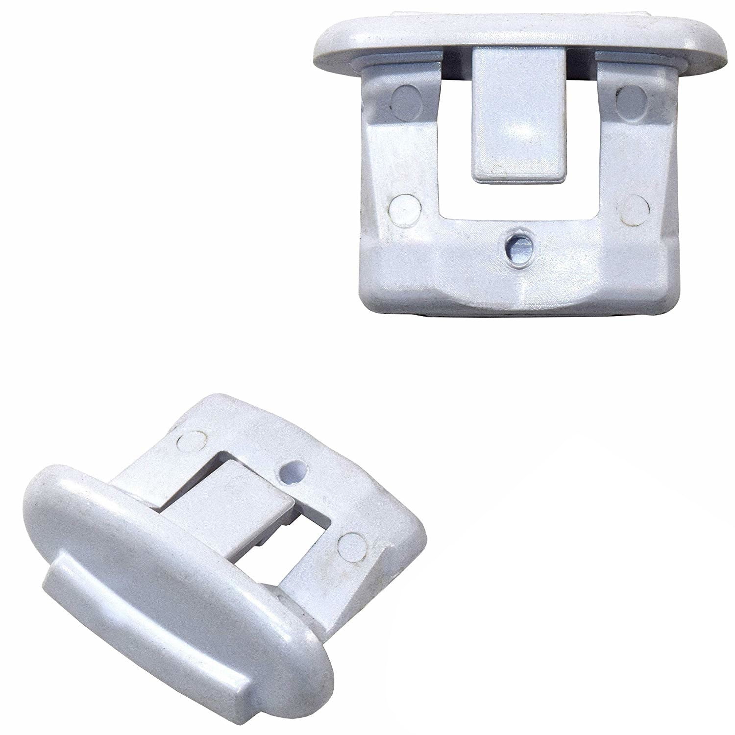 HQRP 2-Pack Rack Slide End Cap fits Hotpoint HDA1100F00WH HDA2000T00BB ...