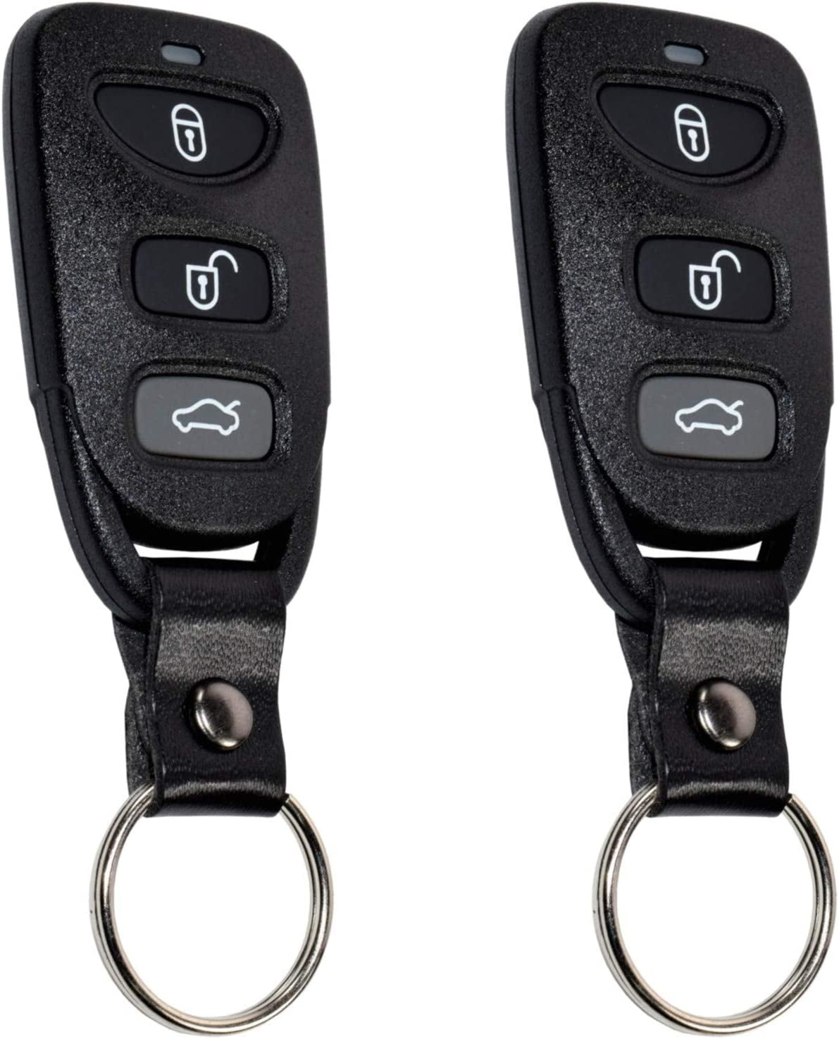 HQRP Remote Key Fob Shell Case, Keyless Entry, 4 Buttons, Fits Hyundai ...