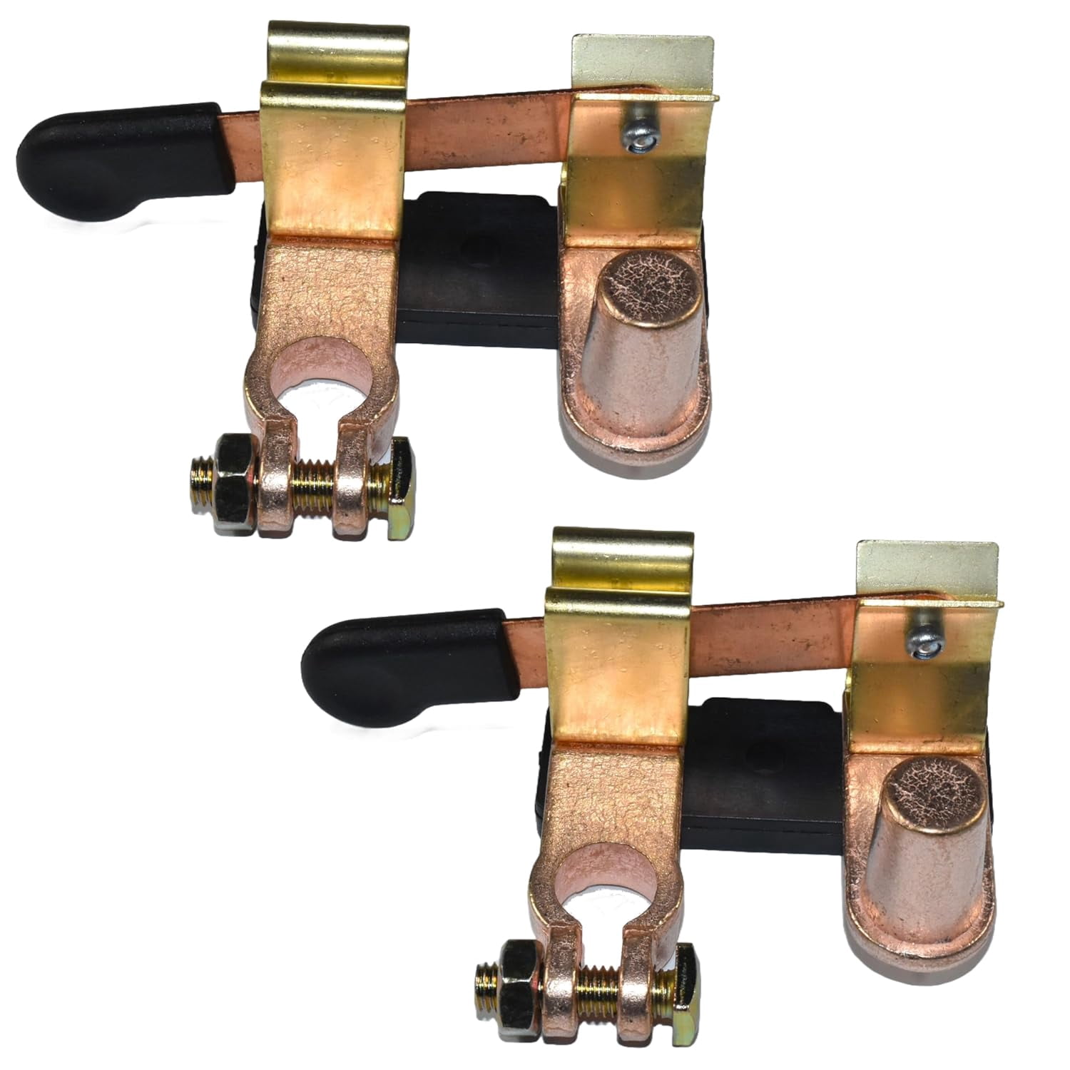 HQRP 2-Pack Top Post Knife Blade Master Switch 12V-48V Battery ...