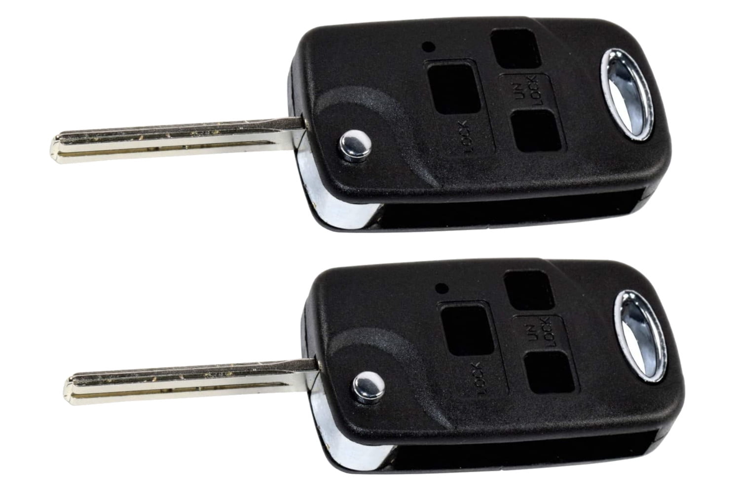 HQRP 2-Pack Upgrade Remote Flip Folding Key Fob Shell Case Keyless ... HQRP 2-Pack Upgrade Remote Flip Folding Key Fob Shell Case Keyless ...