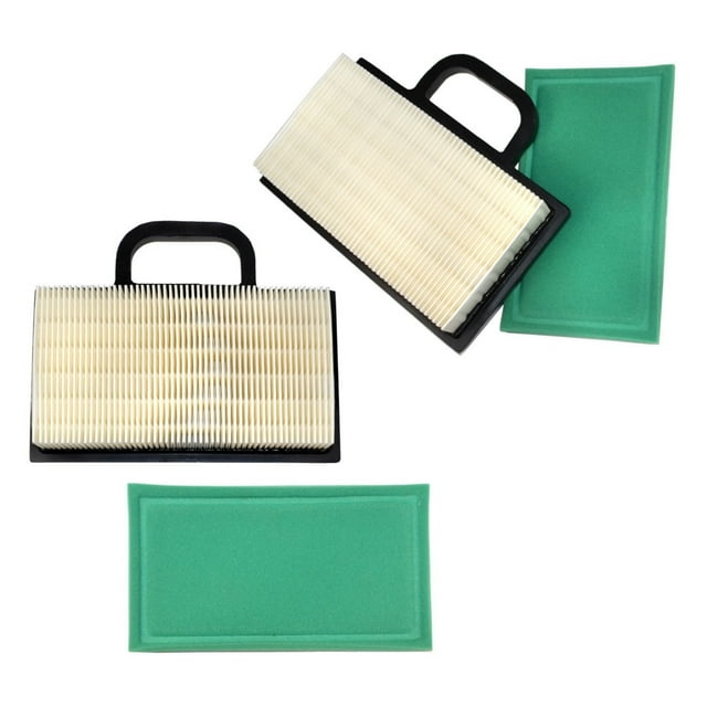 HQRP 2-pack Air Filter Kit (Cartridge w/ Pre-cleaner) for John Deere ...